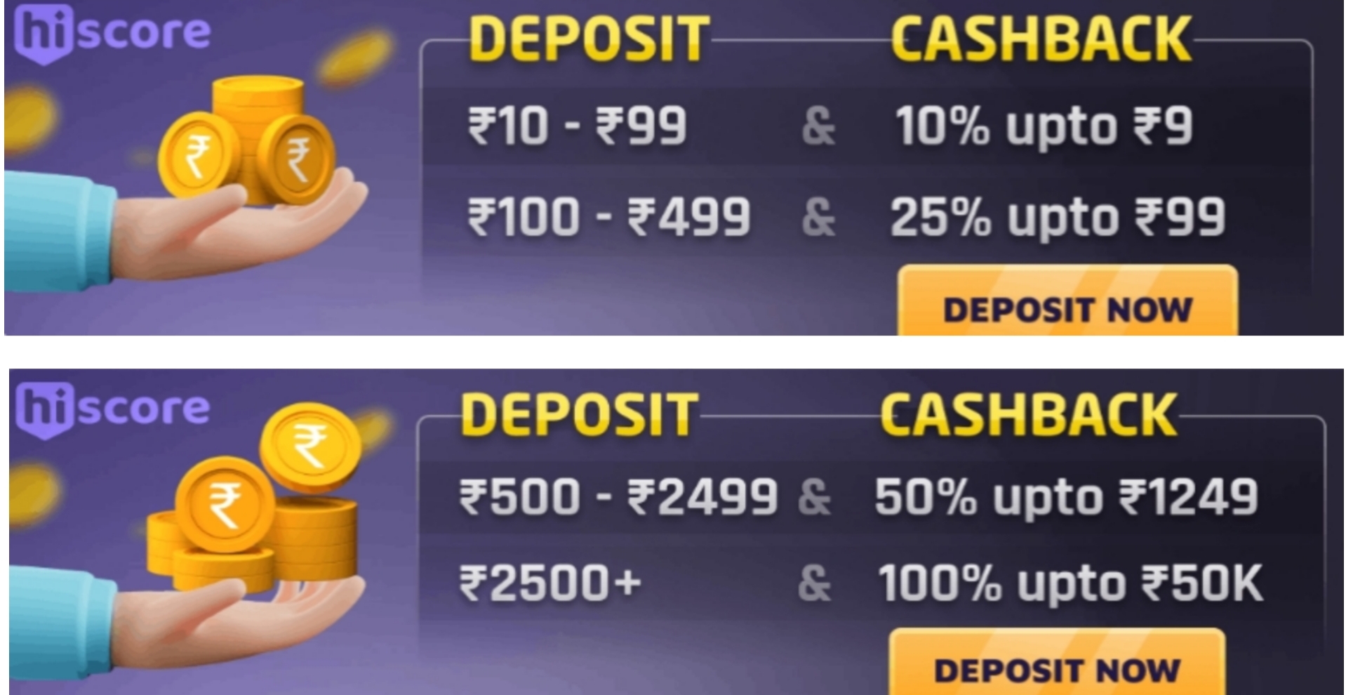 HiScore Referral Code: SHU9069 | Signup On HiScore Get ₹100 Welcome ...