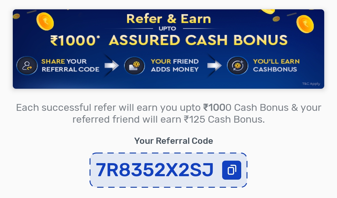 Myteam11 Referral Code – Get₹ 200 Welcome Bonus - Referralguru.in