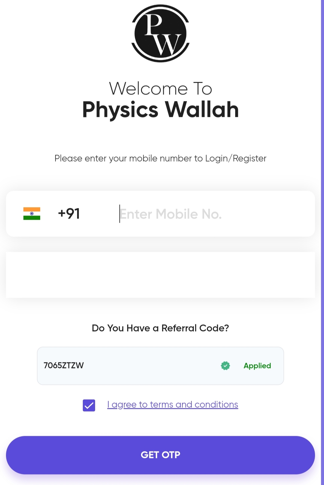 Physics Wallah Referral Code: 7065ZTZW | Get ₹100 Instant Discount On ...