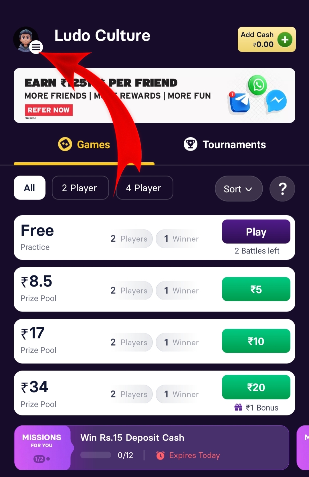 Ludo Culture Referral Code: SHUBHAM | Get Up To ₹10,000 Extra Rewards - Referralguru.in